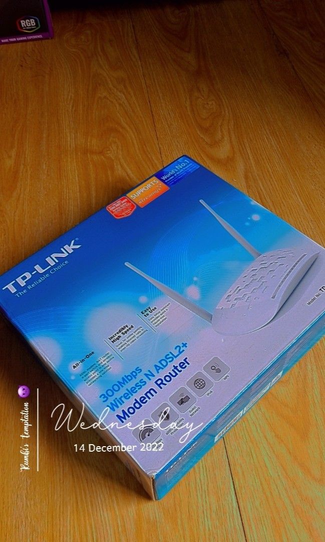 Tplink streamyx modem, Computers & Tech, Office & Business Technology ...