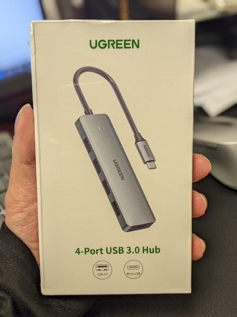 Ugreen 5gbps 4 Ports USB to USB 3.0 HUB Adapter High Speed, Computers ...