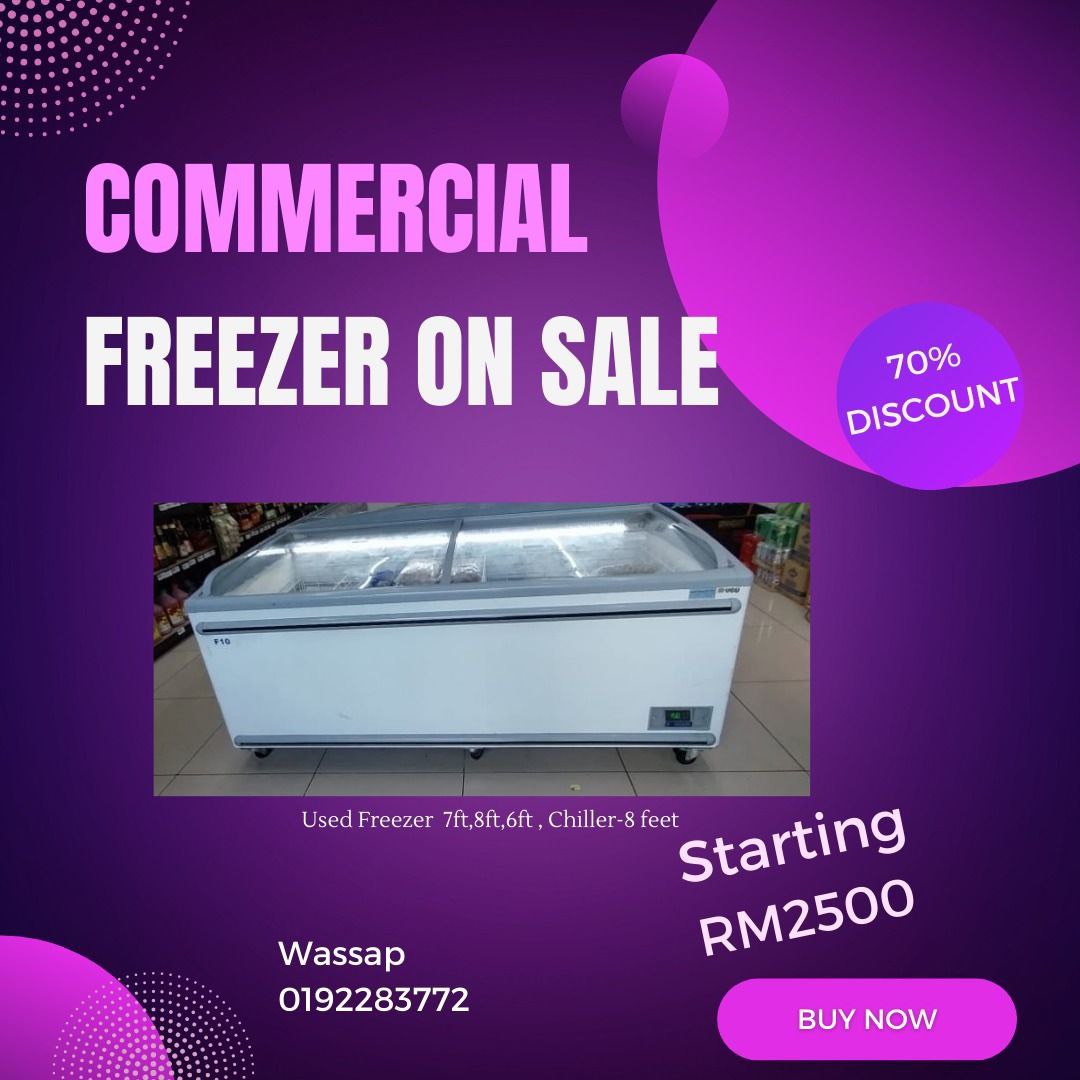Ugur Chest Freezer (Commercial), TV & Home Appliances, Electrical ...