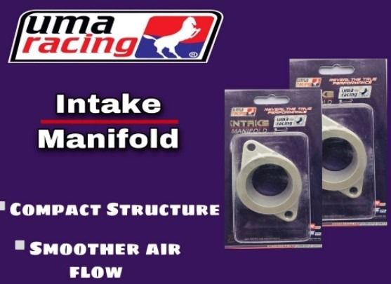 Uma Racing Injector Manifold Round (Short) Sniper150 MXKING Y15 ...