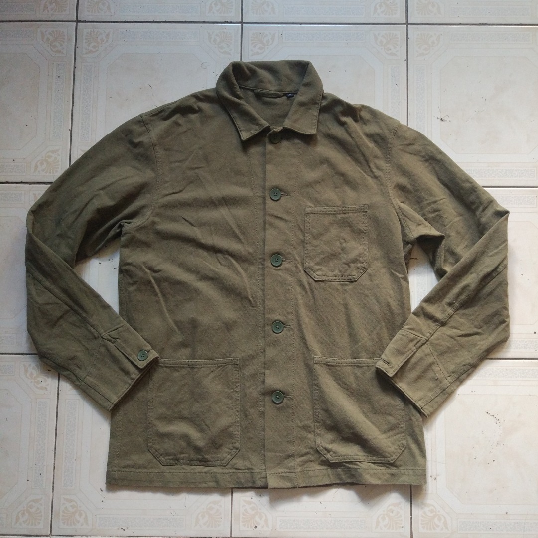 Uniqlo Chore Jacket M, Men's Fashion, Coats, Jackets and Outerwear on ...