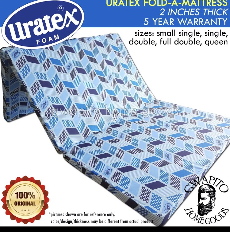 Uratex Small Single Folding Bed, Furniture & Home Living, Furniture ...