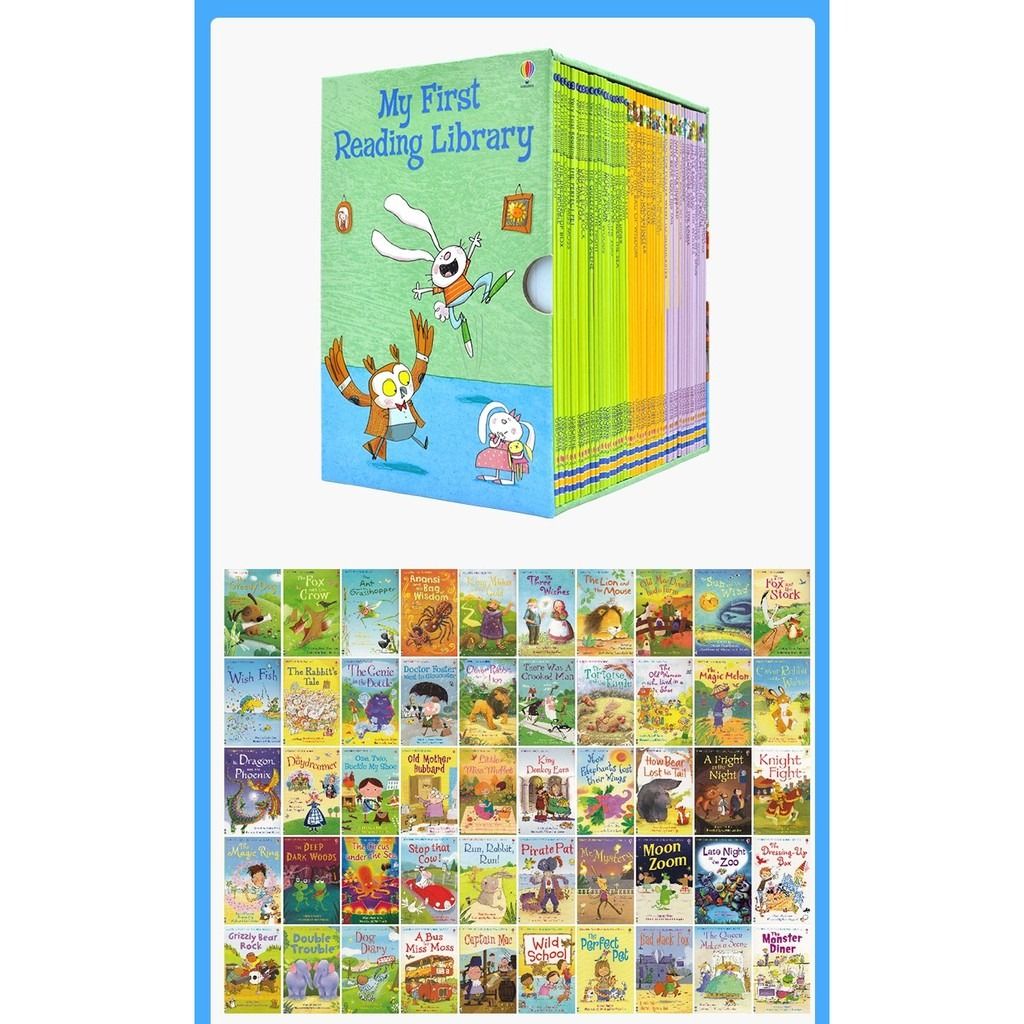 USBORNE My First Reading Library 50 Books Box Set Kids Educational ...