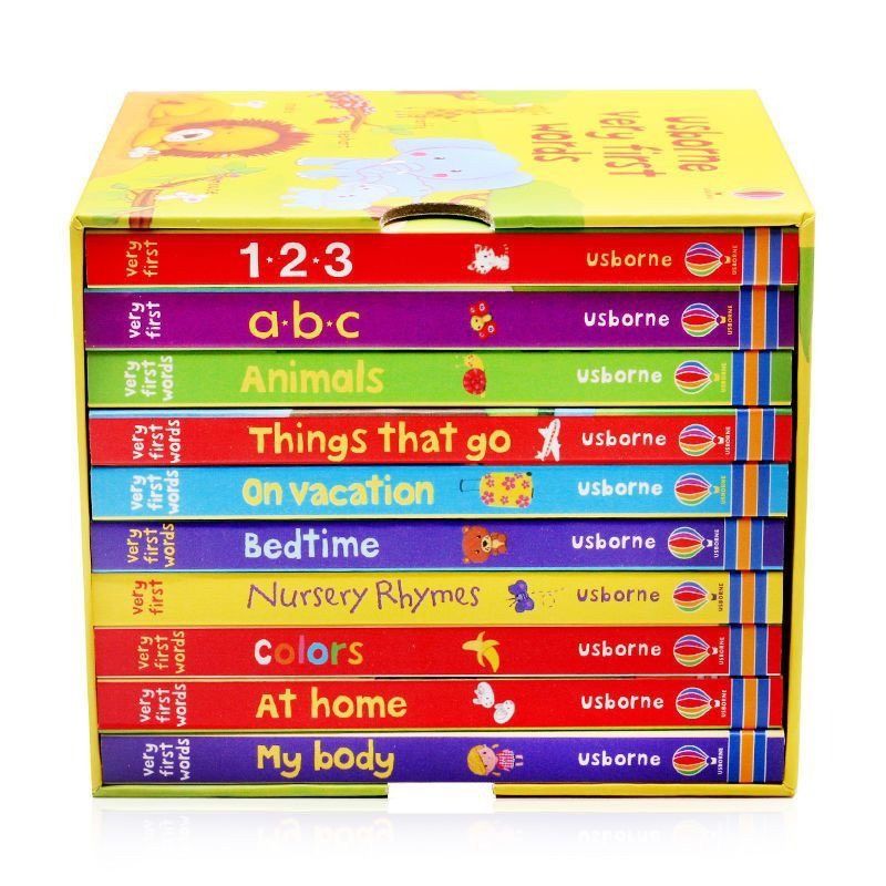 USBORNE Very First Words 10 Books Set (10 Board Books Collection) Gift ...