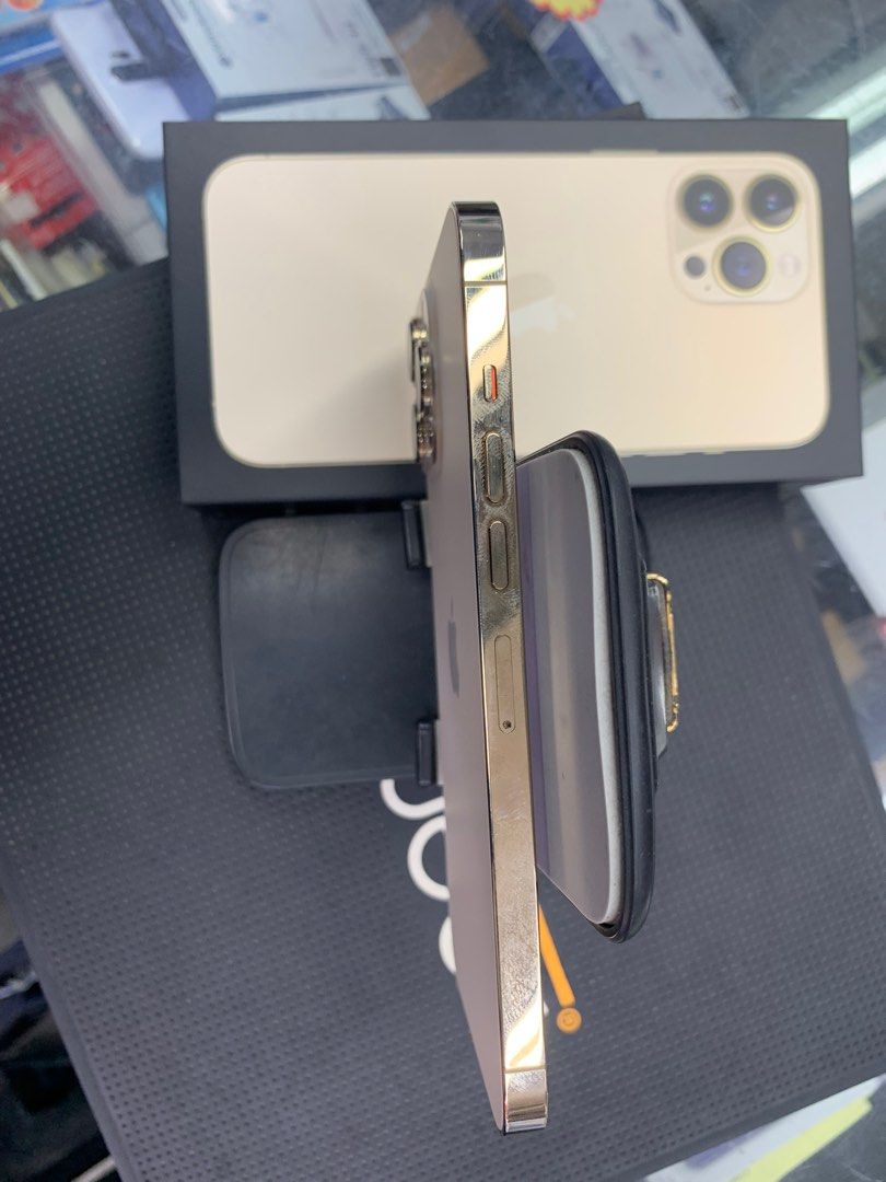 Used iPhone 13 Pro Max 256gb gold 9/10, Mobile Phones & Gadgets, Mobile ...