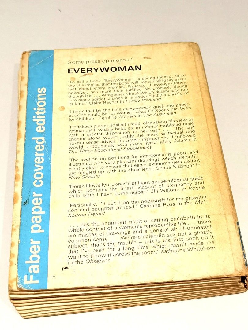 Vintage 1974 Everywoman A Gynaecological Guide For Life Book By Derek ...