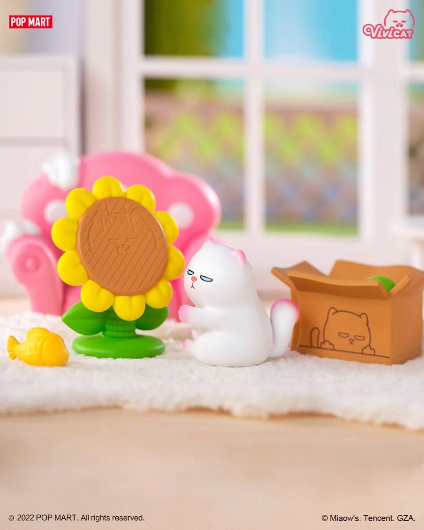 viva cat courtyard series popmart, Hobbies & Toys, Toys & Games on ...