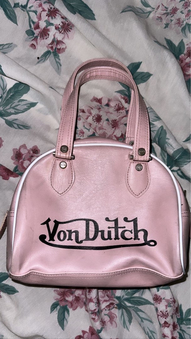 Von Dutch Pink, Women's Fashion, Bags & Wallets, Clutches on Carousell