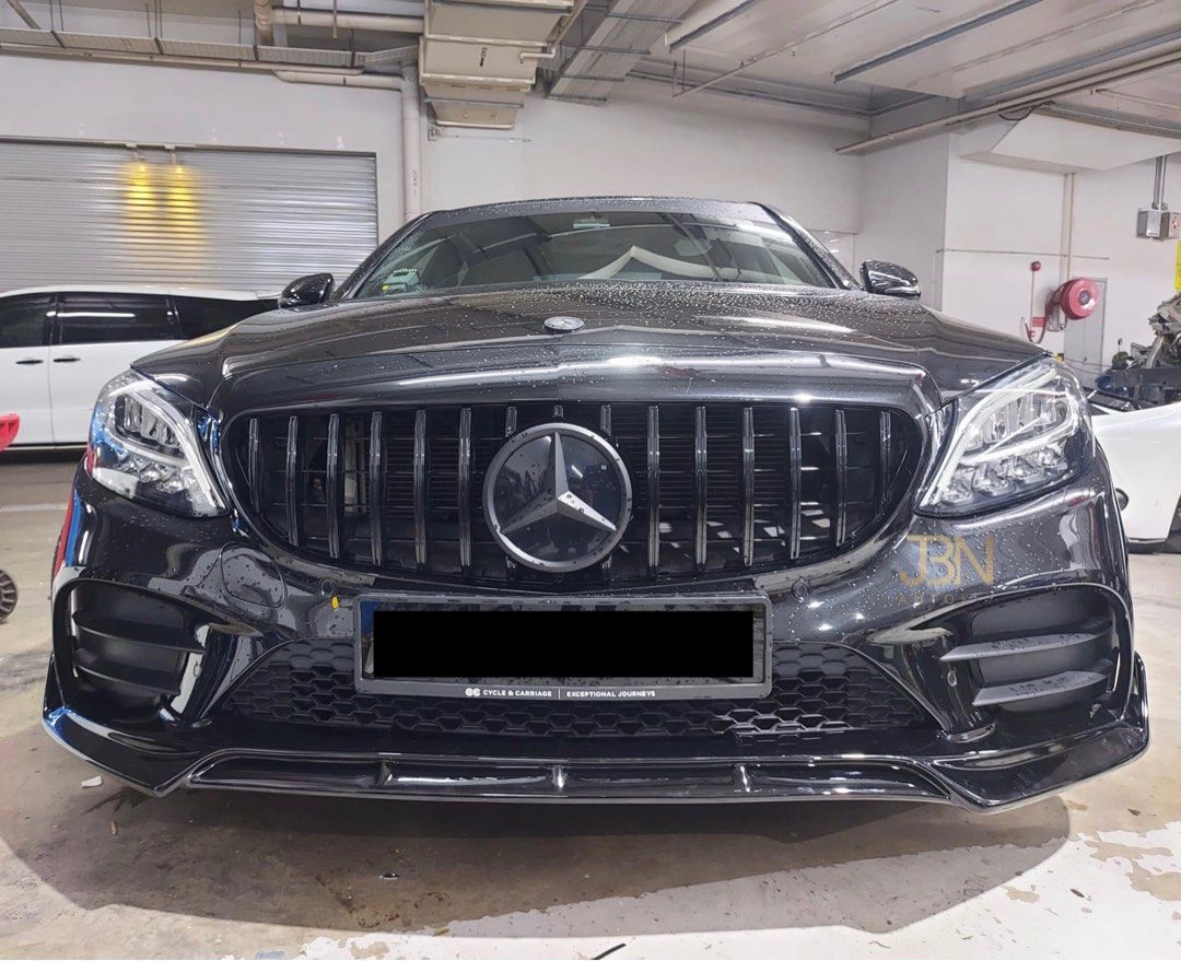 W205 Brabus Front Lip AMG Line, Car Accessories, Accessories on Carousell