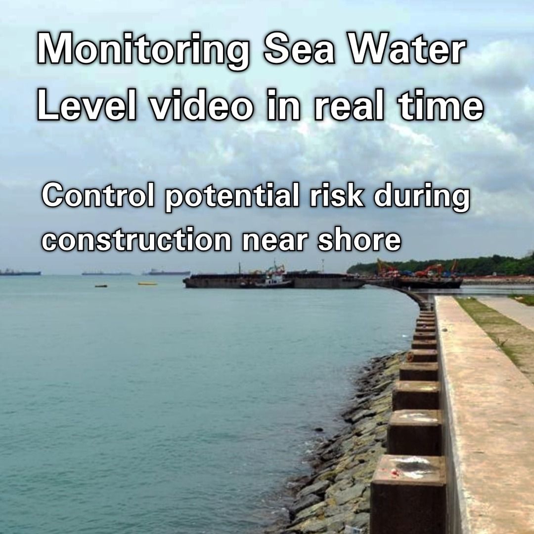 Water Level CCTV Minitoring System | Solar Power 4G 5G LTE River Sea ...