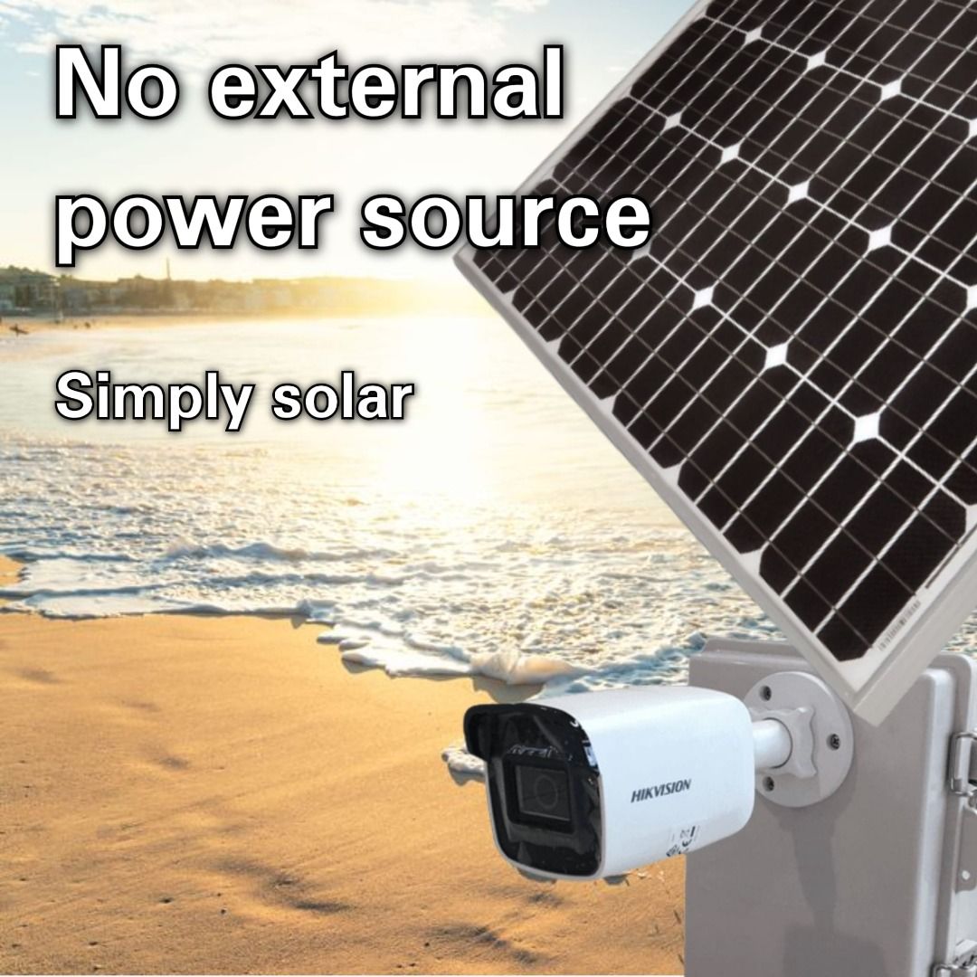 Water Level CCTV Minitoring System | Solar Power 4G 5G LTE River Sea ...