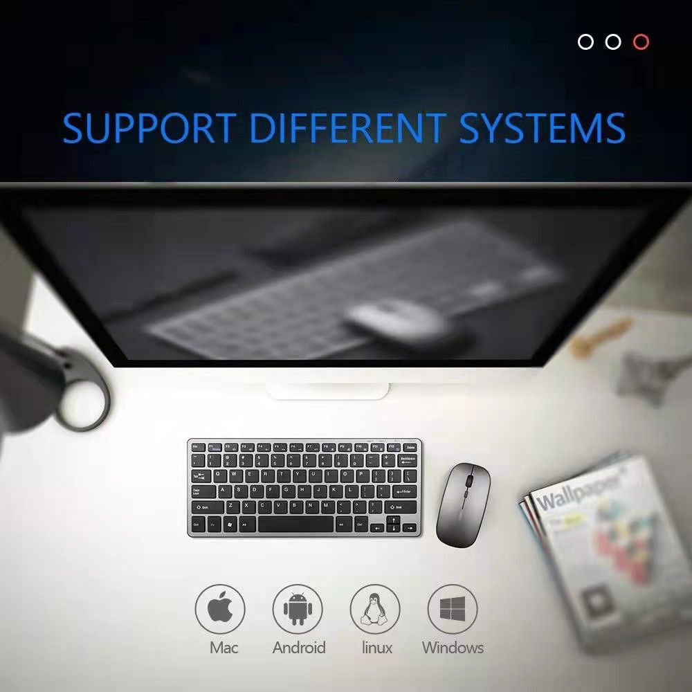 Wireless Rechargeable Keyboard Computers And Tech Parts And Accessories Computer Keyboard On