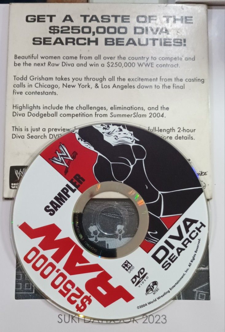 WWE Raw Diva Search DVD Sampler, Hobbies & Toys, Music & Media, CDs ...