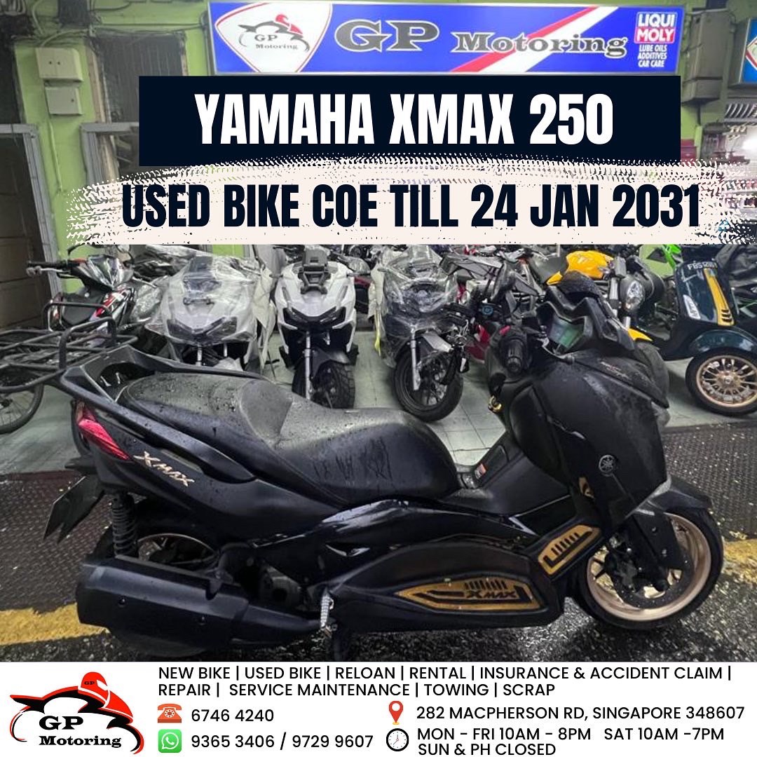 YAMAHA XMAX 250 USED BIKE 2021 MODEL, Motorcycles, Motorcycles for Sale ...