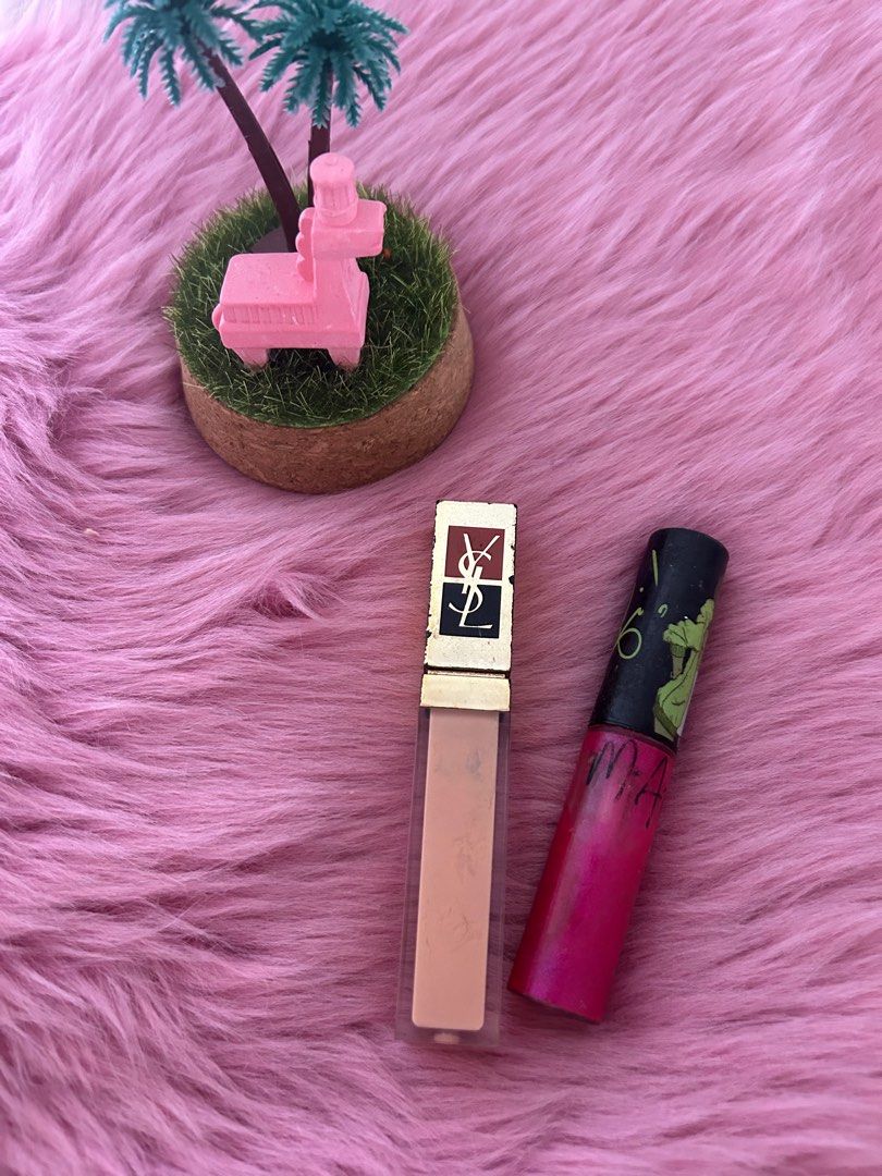 YSL and Mac Lip gloss set, Beauty & Personal Care, Face, Makeup on Carousell