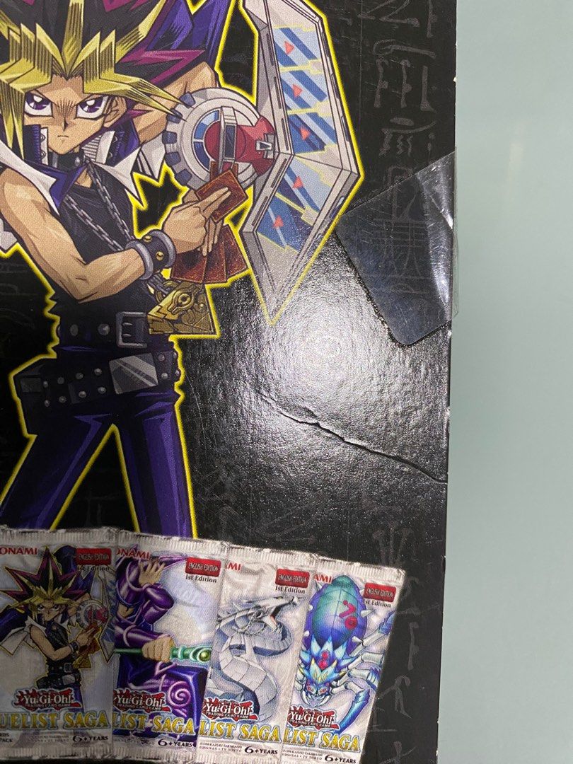 Yugioh Duelist Saga Box of 3-Mini Packs, Hobbies & Toys, Toys & Games on Carousell