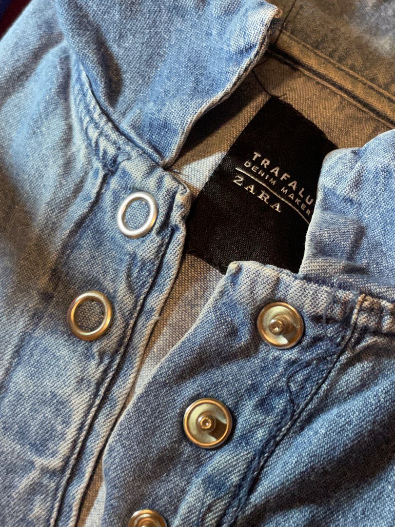 Zara maong cropped top, Women's Fashion, Tops, Blouses on Carousell