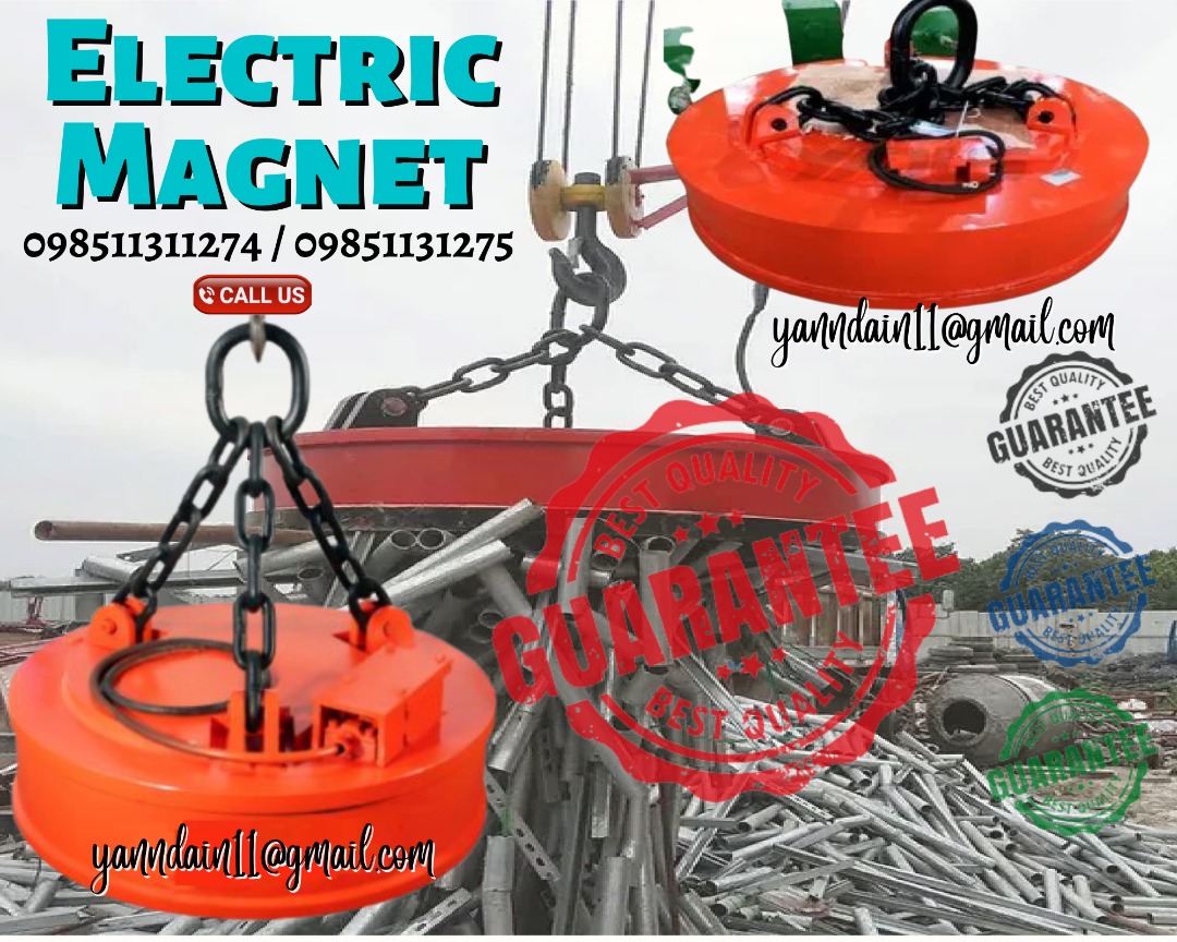 12Tons Electric Magnet - Scrap Electromagnet Lifter Lifting Magnet for ...