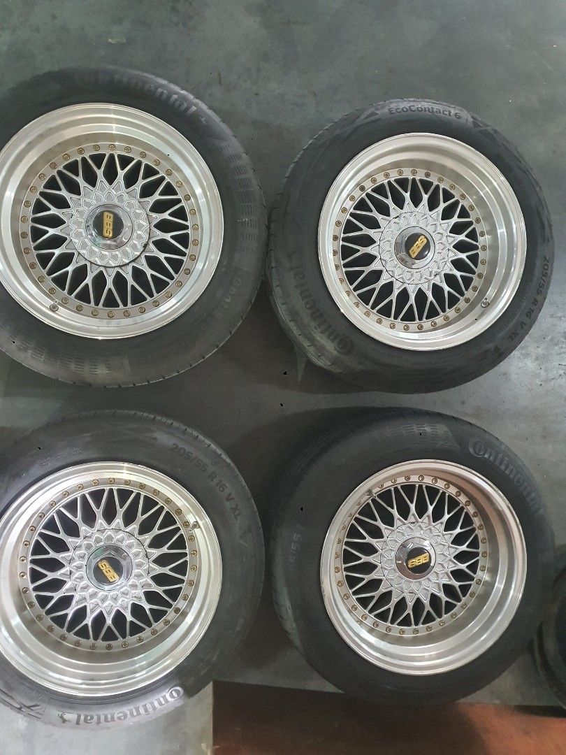 16 inch bbs rims, Car Accessories, Tyres & Rims on Carousell