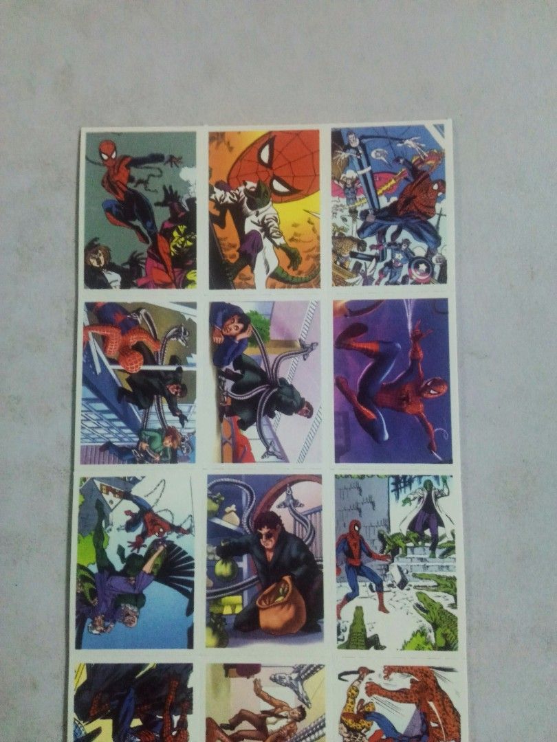 18 Pcs Classic Spiderman Comic Design Playing Cards/Kad Tepuk., Hobbies ...
