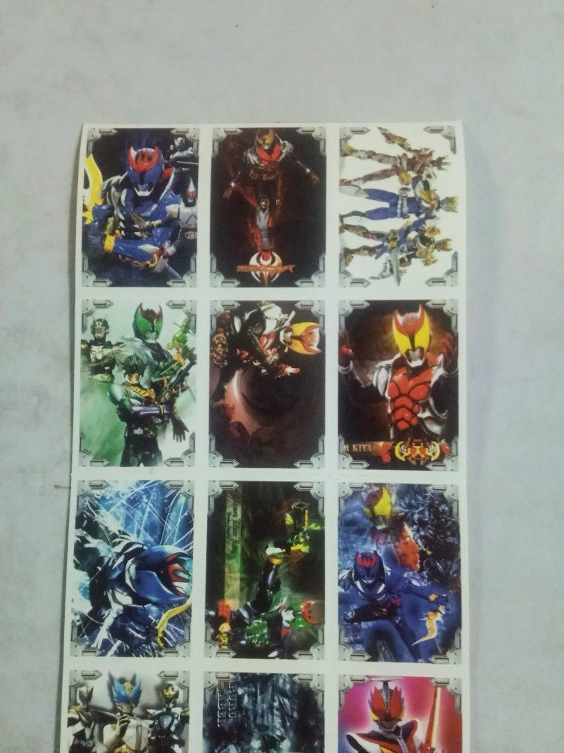 18 Pcs Kamen Rider Kiva, etc /Masked Rider Kiva, etc Playing Cards/Kad ...