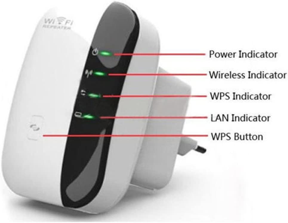 "(3 pin plug) 300M Wireless-N Wifi Repeaters 2.4G AP Router Signal ...