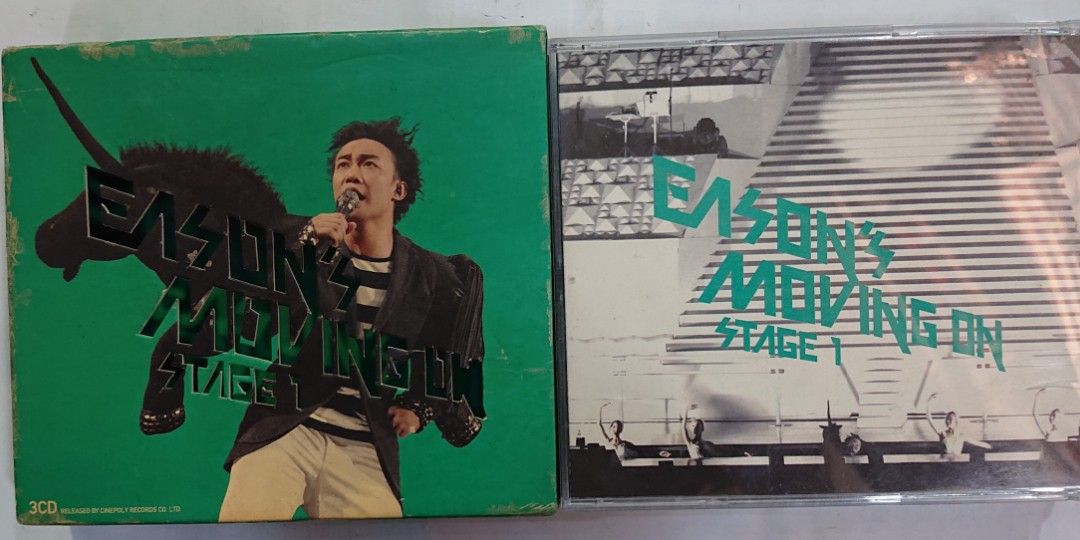 3cd 陳奕迅 eason moving on stage 1, 興趣及遊戲, 音樂樂器 & 配件, 音樂與媒體 - CD 及 DVD ...