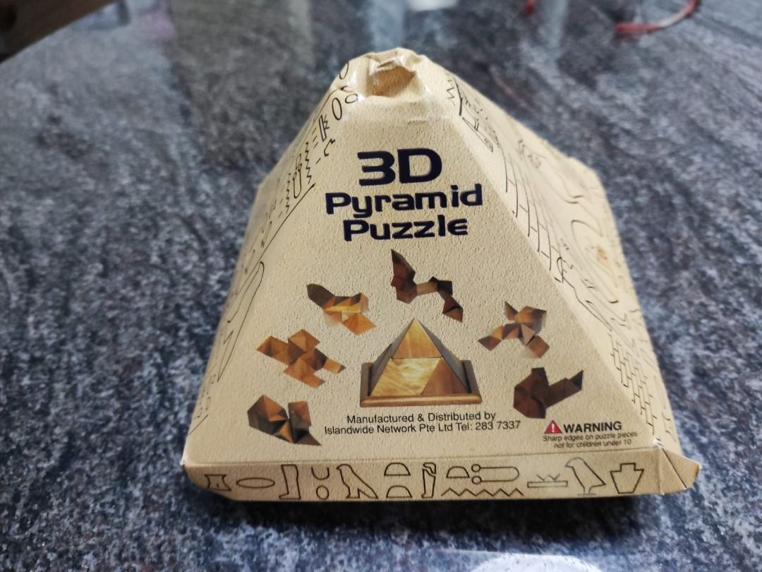3D Pyramid Puzzle, Hobbies & Toys, Toys & Games on Carousell