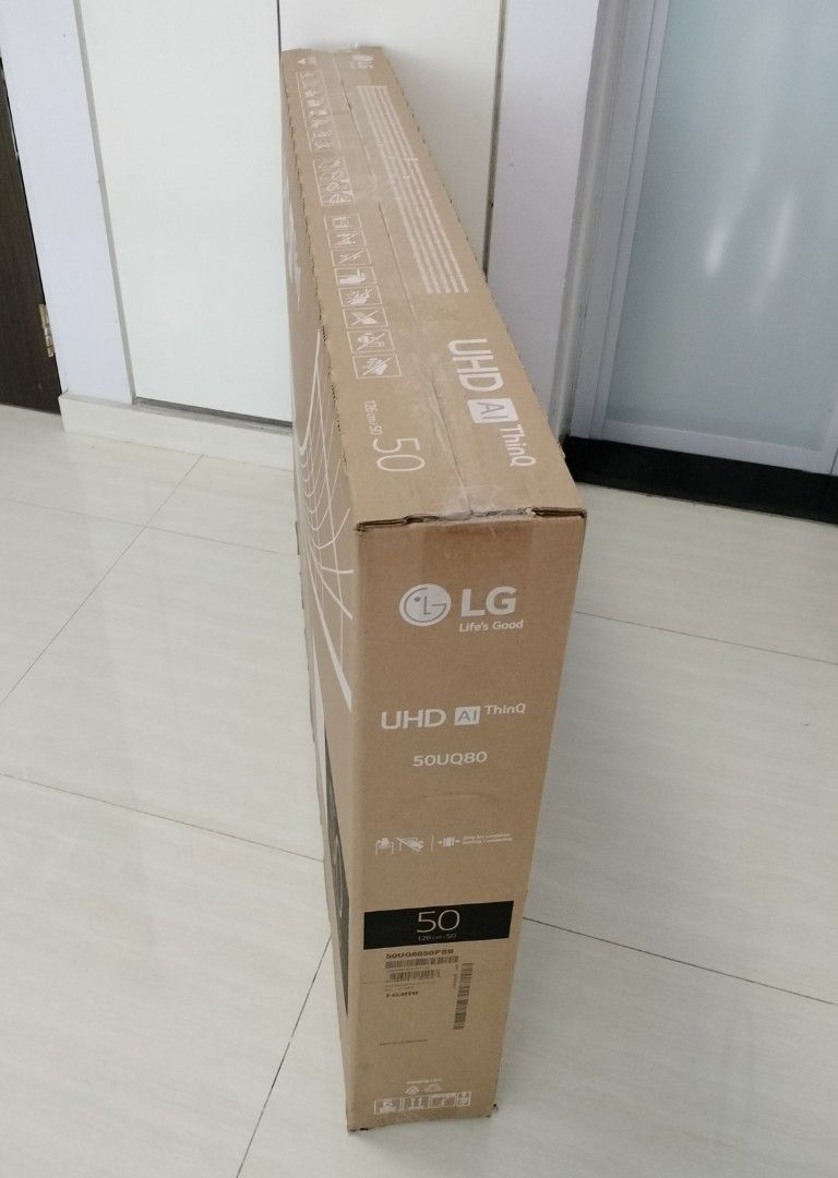 50 inch LG TV Empty Box With Styrofoam, TV & Home Appliances, TV ...