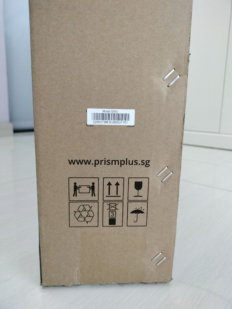 55 inch Prism TV Empty Box With Styrofoam, TV & Home Appliances, TV ...
