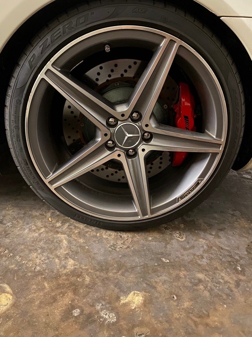 5x112 19 Inch Original AMG Staggered Rims, Car Accessories, Tyres ...
