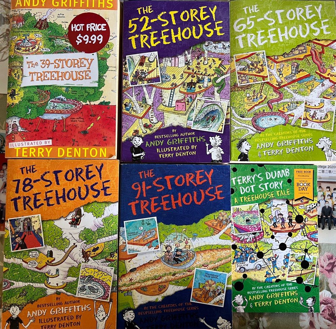 91-storey treehouse, 興趣及遊戲, 書本 & 文具, 小說 & 故事書 - Carousell