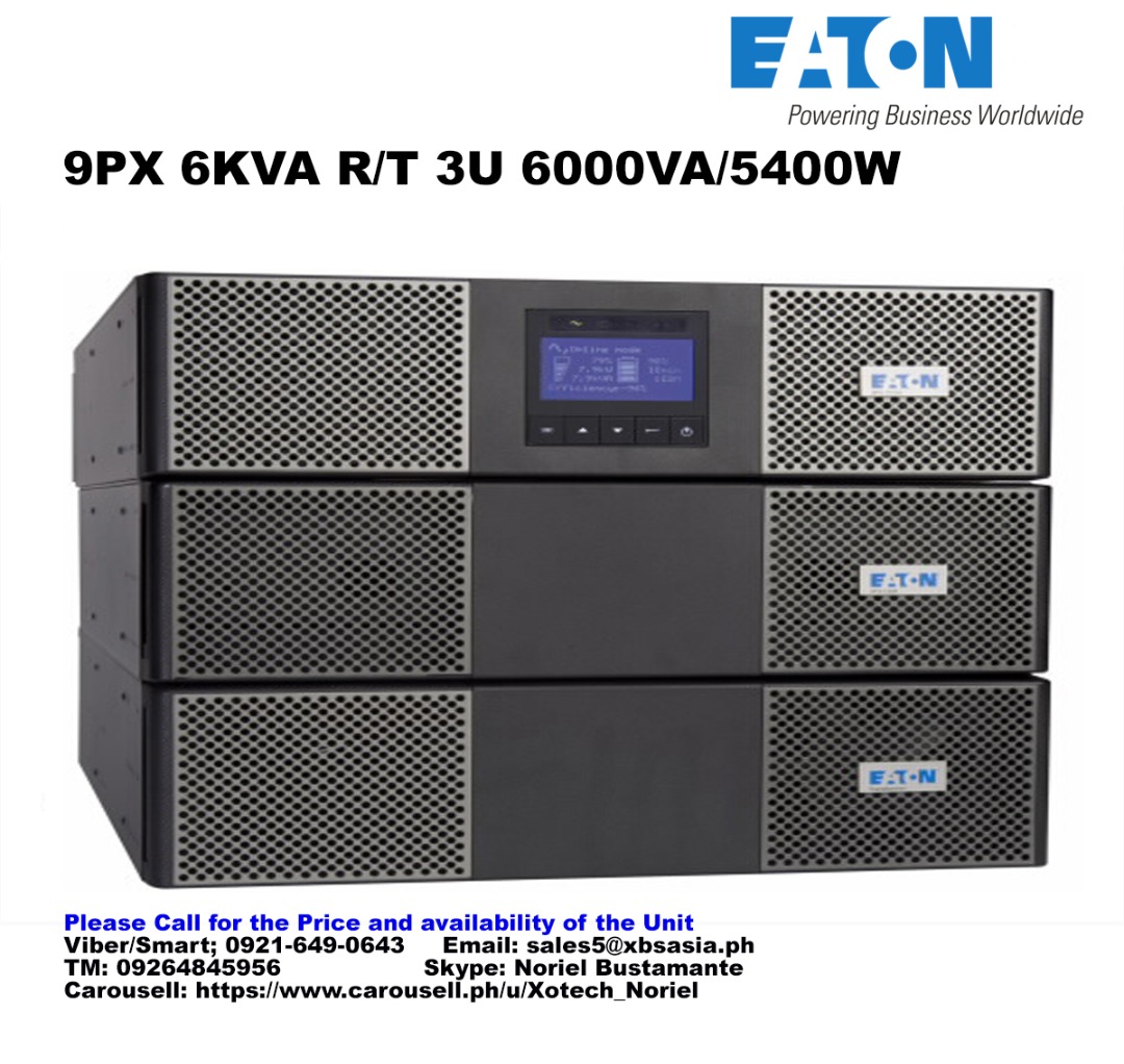 9PX 6KVA R/T 3U 6000VA/5400W, Computers & Tech, Office & Business Technology on Carousell