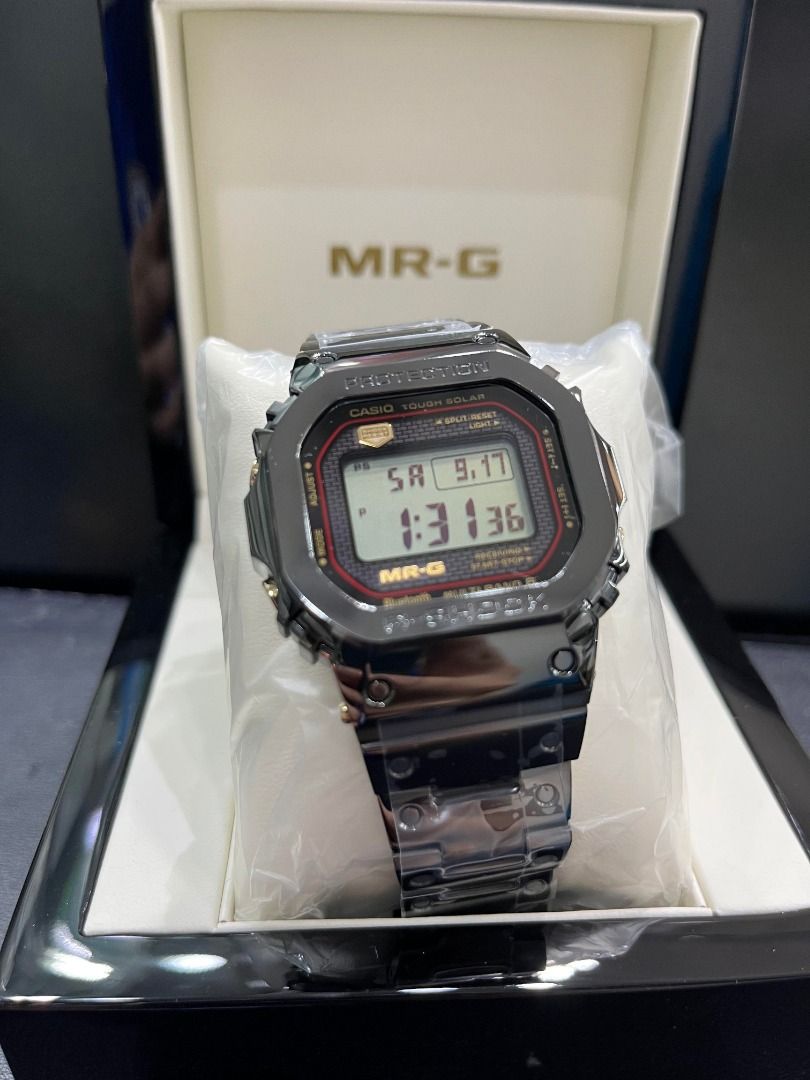 太子/銅鑼灣門市 G-SHOCK MR-G Casio MRG-B5000B-1 MRGB5000B 日本製造 全鈦金屬藍牙電波腕錶 B5000 [香港行貨] 銅鑼灣店/太子店門市 100% ...