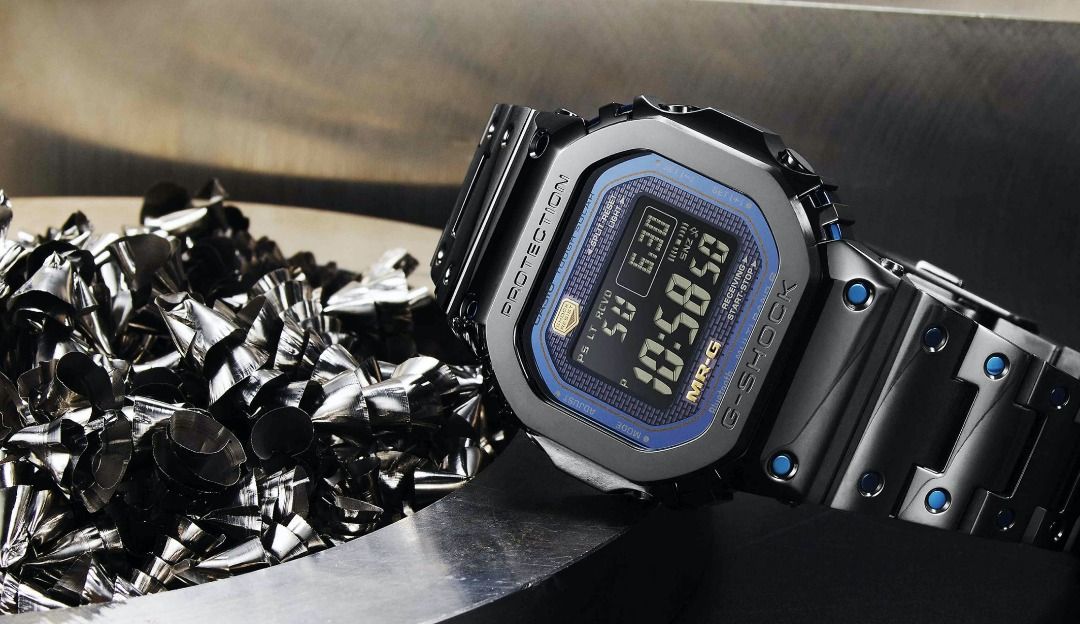 太子/銅鑼灣門市 Casio G-SHOCK MR-G Casio MRG-B5000BA-1 MRGB5000BA 日本製造 全鈦金屬藍牙 ...