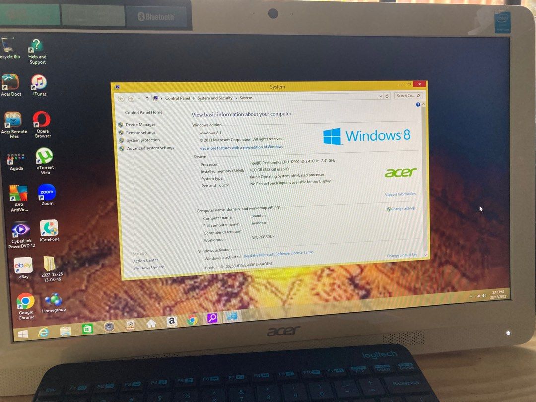 Acer AIO pc, Computers & Tech, Desktops on Carousell