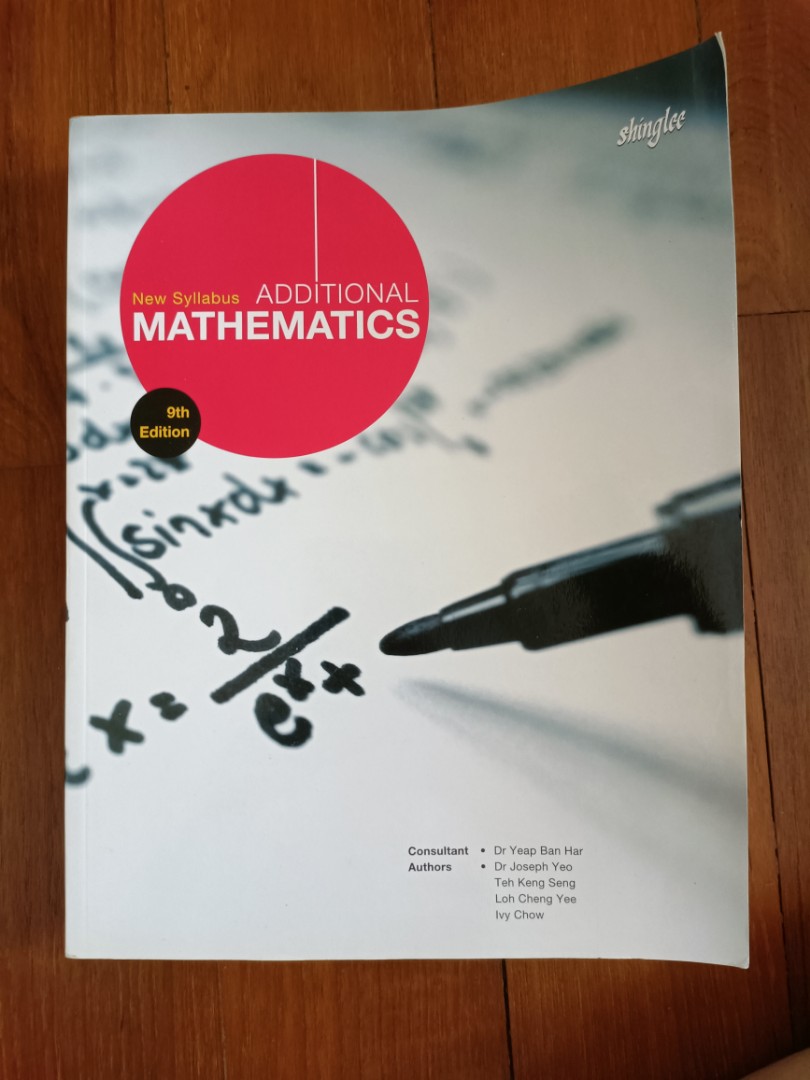 Additional Mathematics Textbook, Hobbies & Toys, Books & Magazines, Textbooks on Carousell