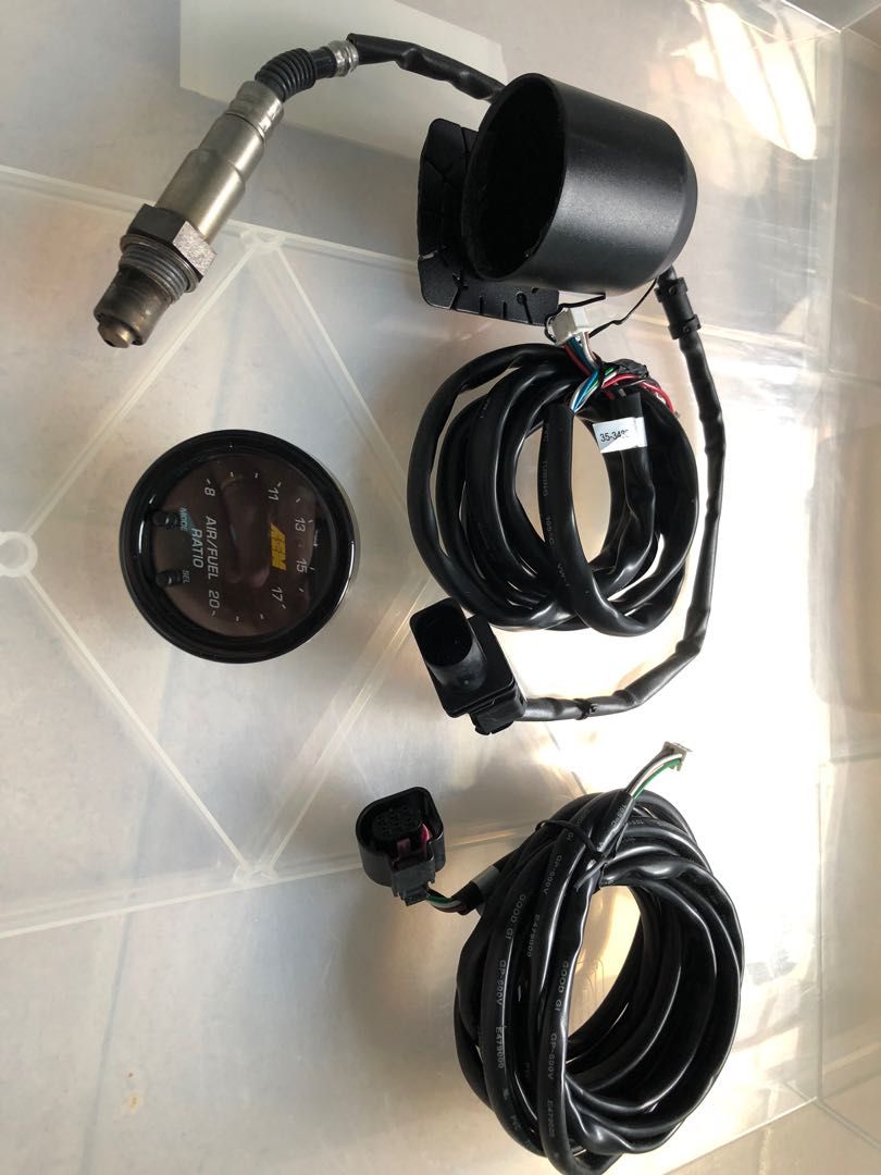 AEM AFR gauge full set, Car Accessories, Accessories on Carousell