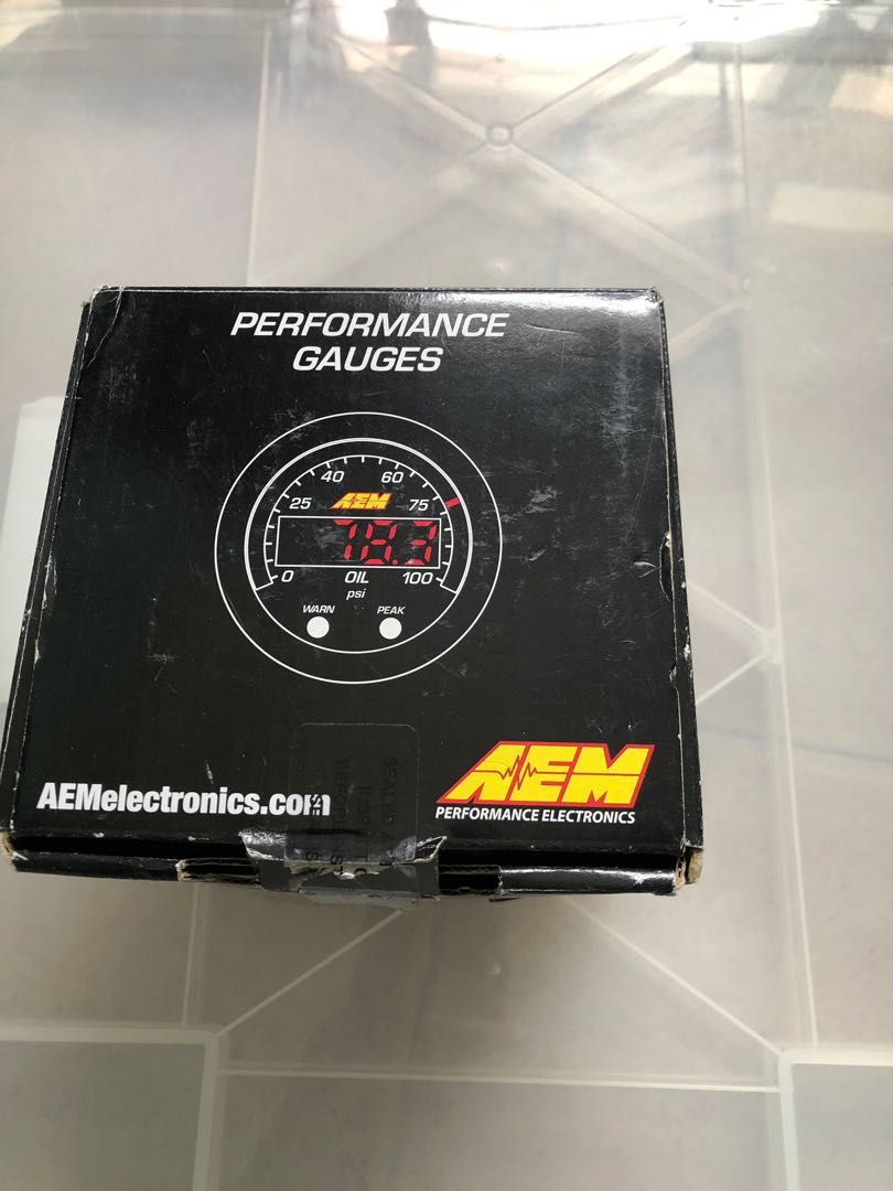 AEM AFR gauge full set, Car Accessories, Accessories on Carousell