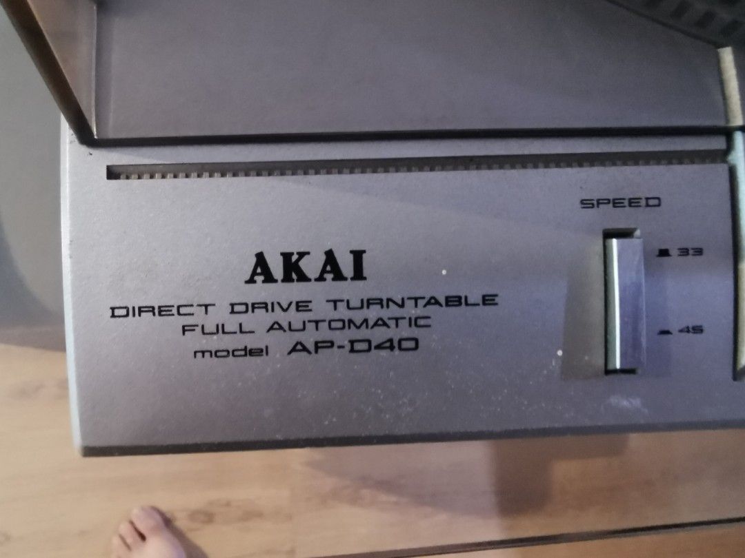 Akai AP-D40 Direct Drive Turntable, Audio, Other Audio Equipment on ...