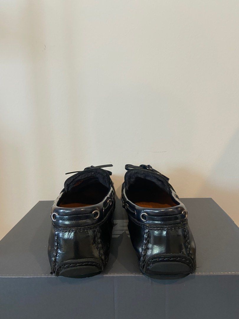 Alberto Moretti Leather Driving Loafers Made in Italy, Men's Fashion ...