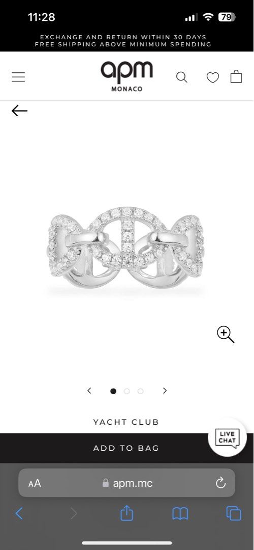 APM Ring, Women's Fashion, Jewelry & Organisers, Rings on Carousell