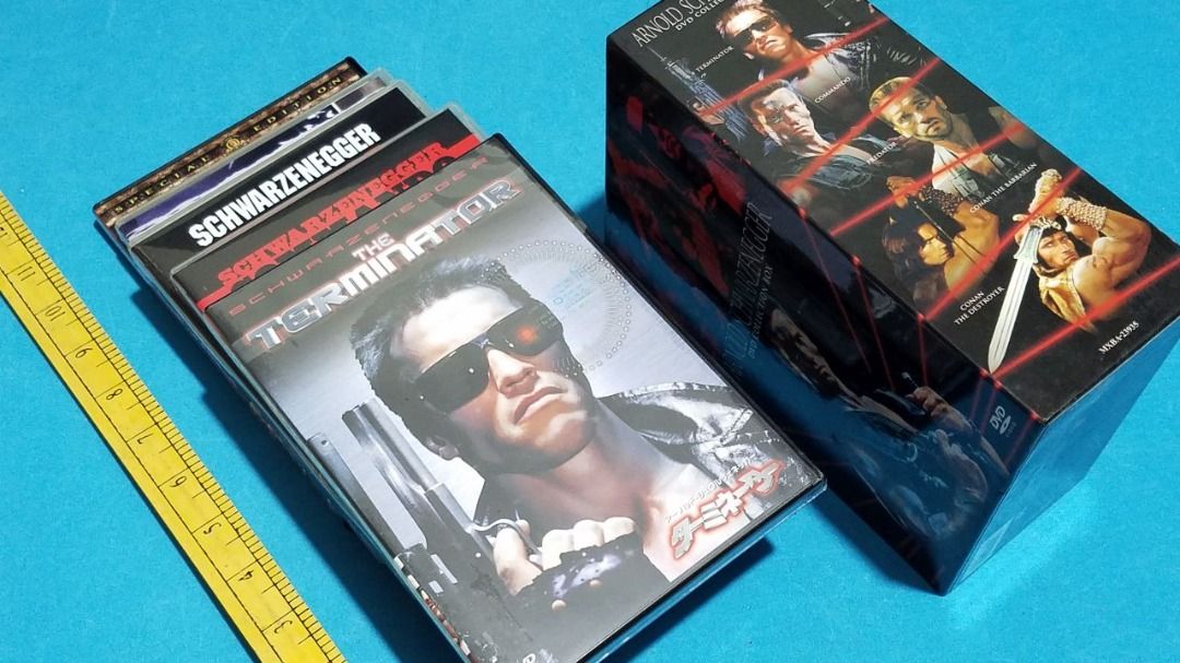 Arnold Schwarzenegger DVD Collection Box set, Hobbies & Toys ...