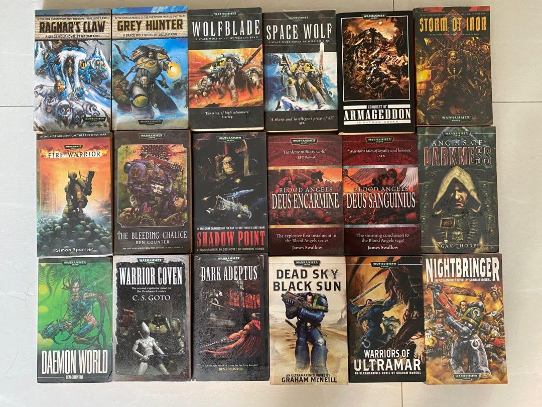 Assorted Warhammer 40K Novels, Hobbies & Toys, Books & Magazines ...