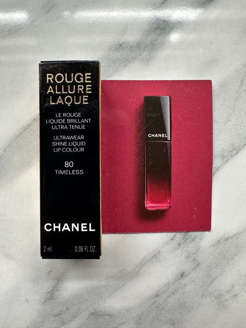 Authentic BNIB Chanel Rouge Allure Laque Lipstick miniature 2ml, Beauty ...