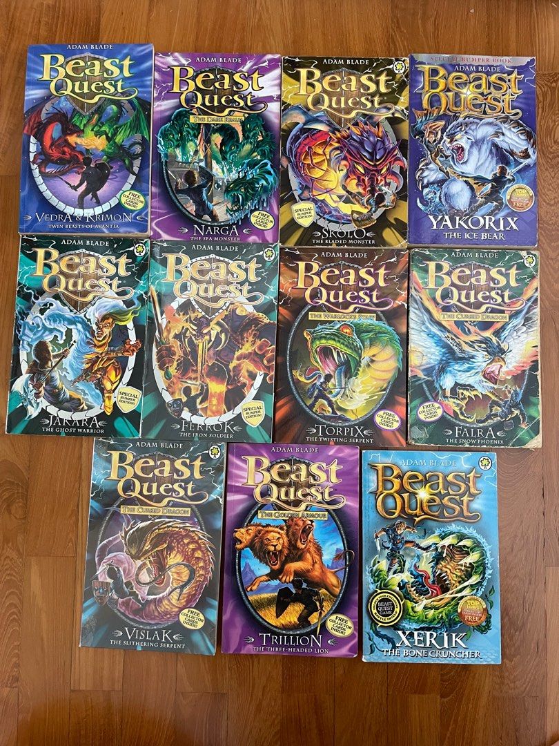 beast quest and sea quest, Hobbies & Toys, Books & Magazines, Children ...