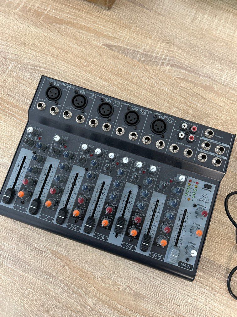 Behringer Xenyx 1002B Mixer, Hobbies & Toys, Music & Media, Music ...