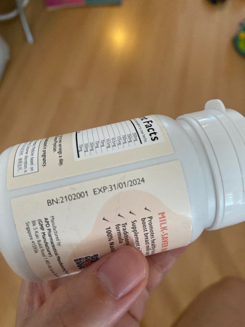 BNIB Madam Partum Milk Saver Clear and Boost, Babies & Kids, Nursing ...