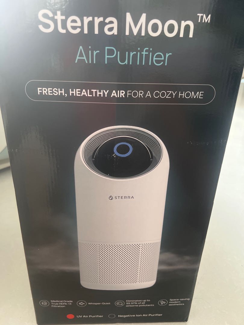 BNIB Sterra Moon Air Purifier, TV & Home Appliances, Air Purifiers ...