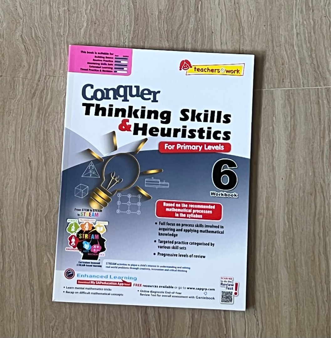 Math - Conquer Thinking Skills & Heuristics (Primary 6), Hobbies & Toys ...